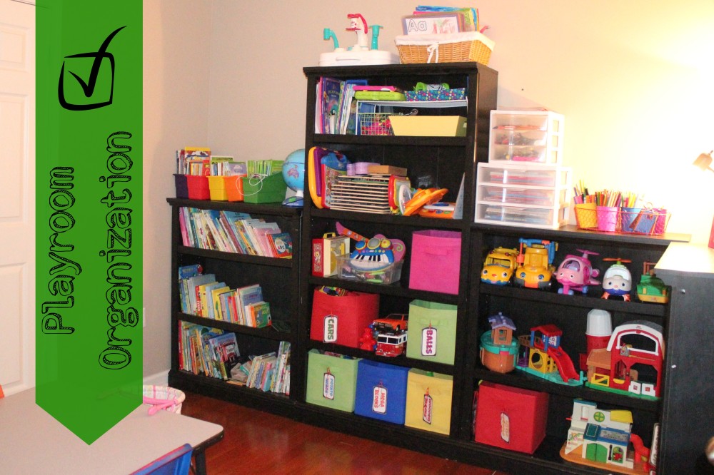 Playroom Organization - as Jules is going